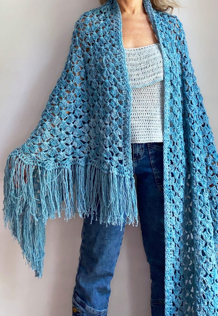 Patrón Crochet Chal Quenac – TallerCeleste.cl