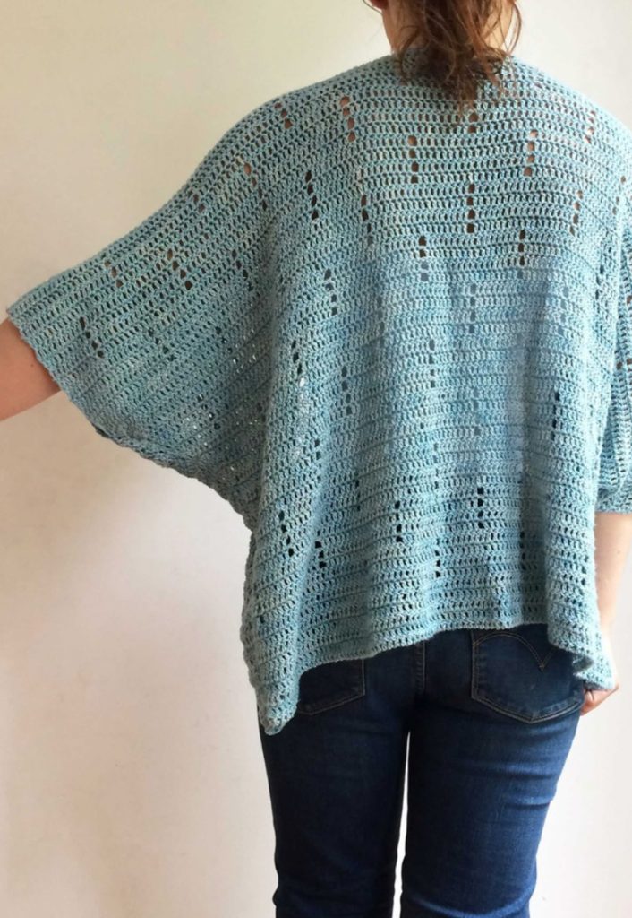 Patrón Crochet Cardigan Rain – TallerCeleste.cl