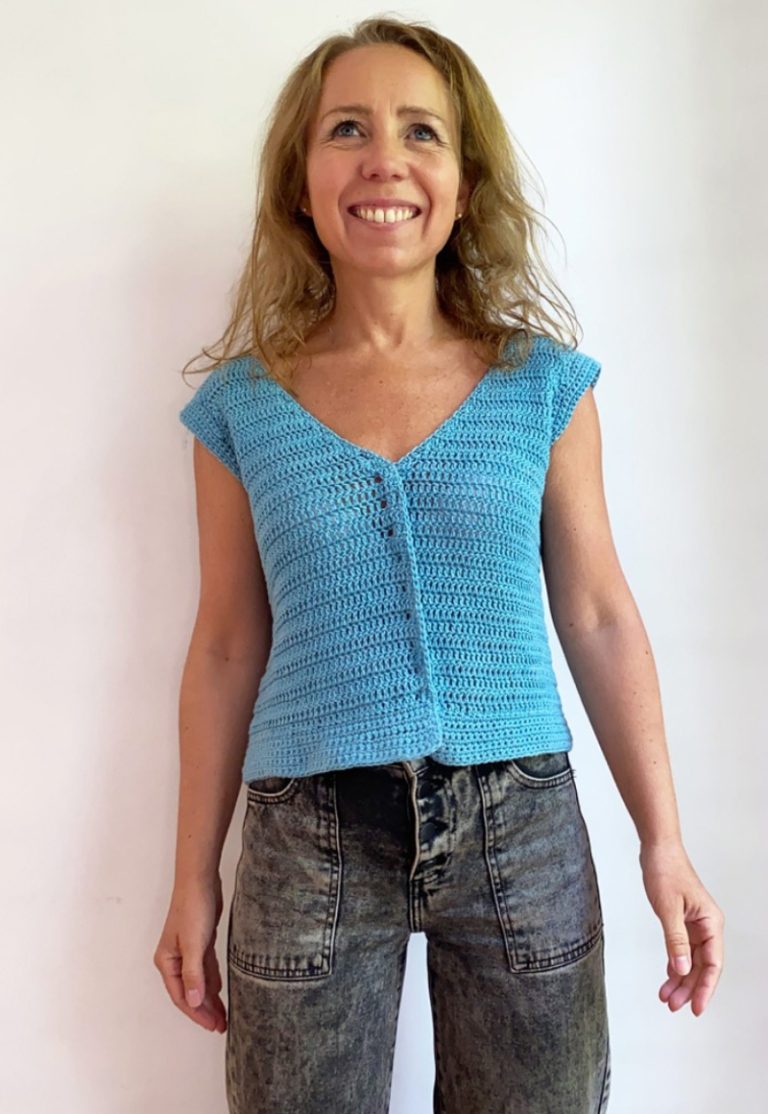 Patrón Crochet Top Aranza – TallerCeleste.cl