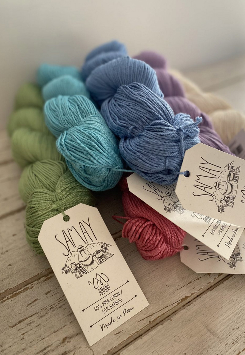 Amano – Samay (60% Algodón pima/ 40% Bambú) – TallerCeleste.cl